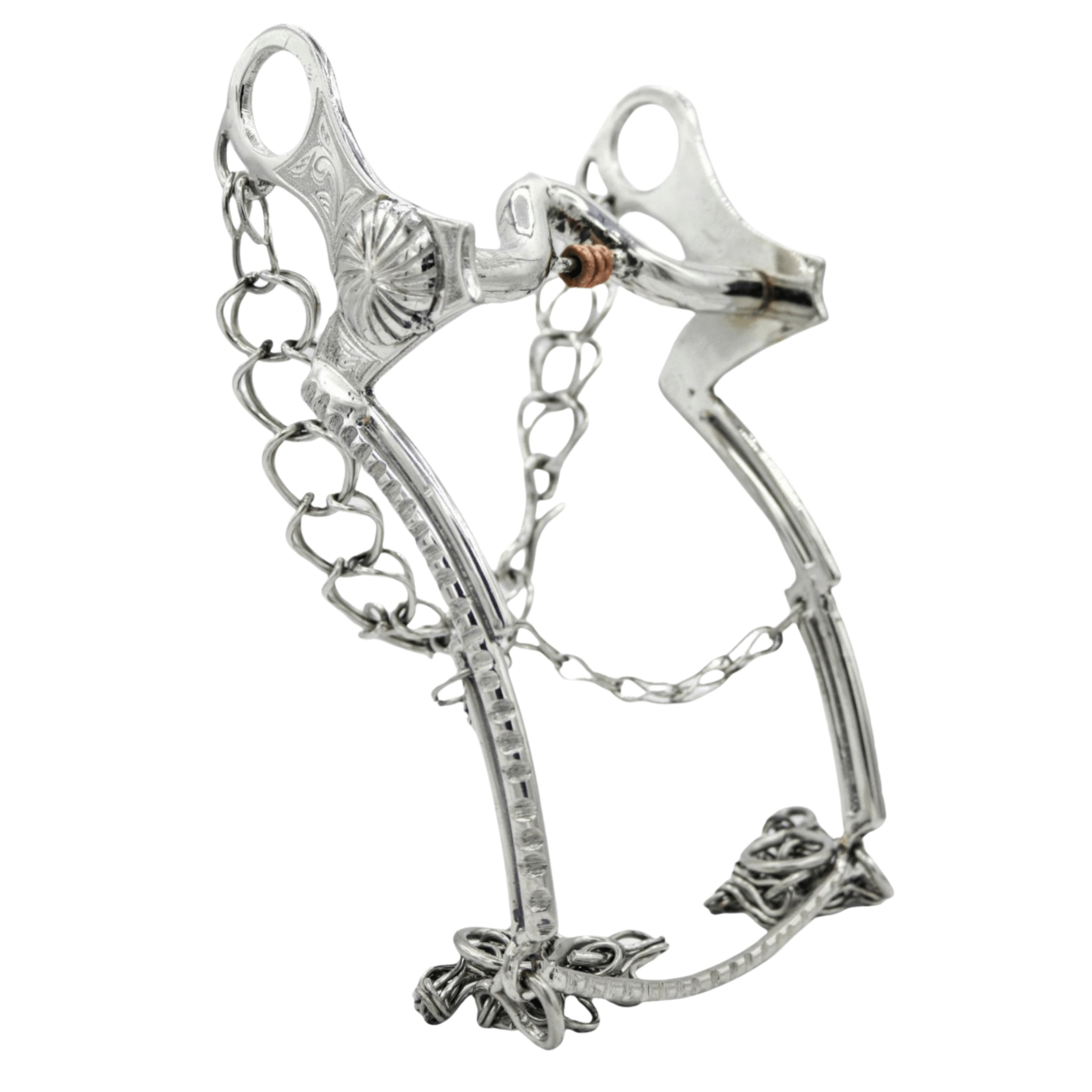 5 1/8" Freno Charro Horse Bit Con Cobre Stainless Steel – Charros Original
